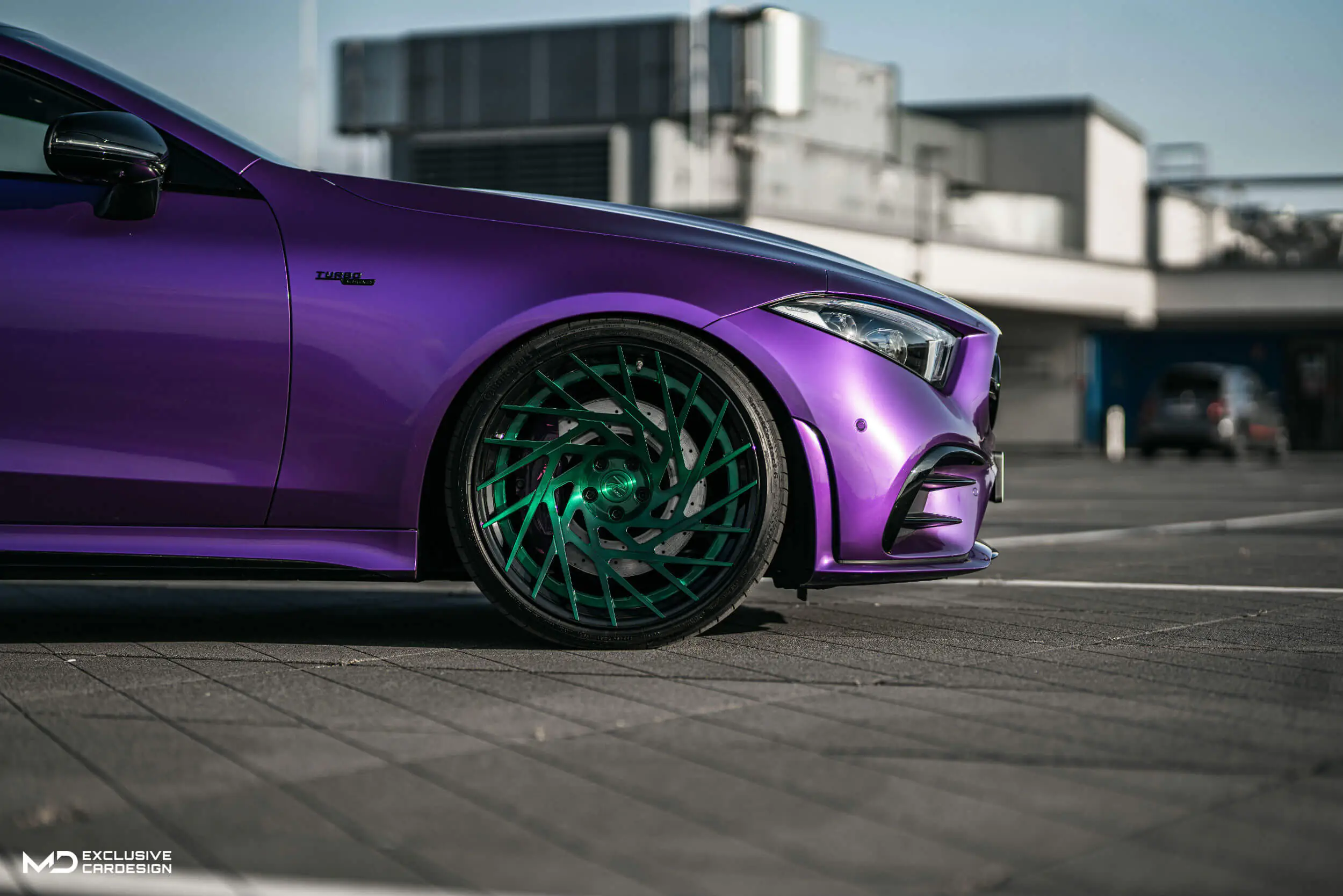 Mercedes-AMG CLS 53 C257 Wheels - ZP.FORGED 11 in Brushed Liquid Green ...