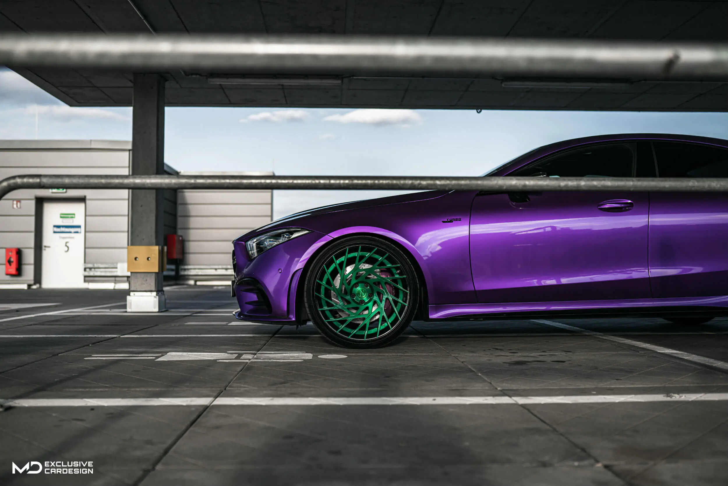 Mercedes-AMG CLS 53 C257 Wheels - ZP.FORGED 11 in Brushed Liquid Green ...